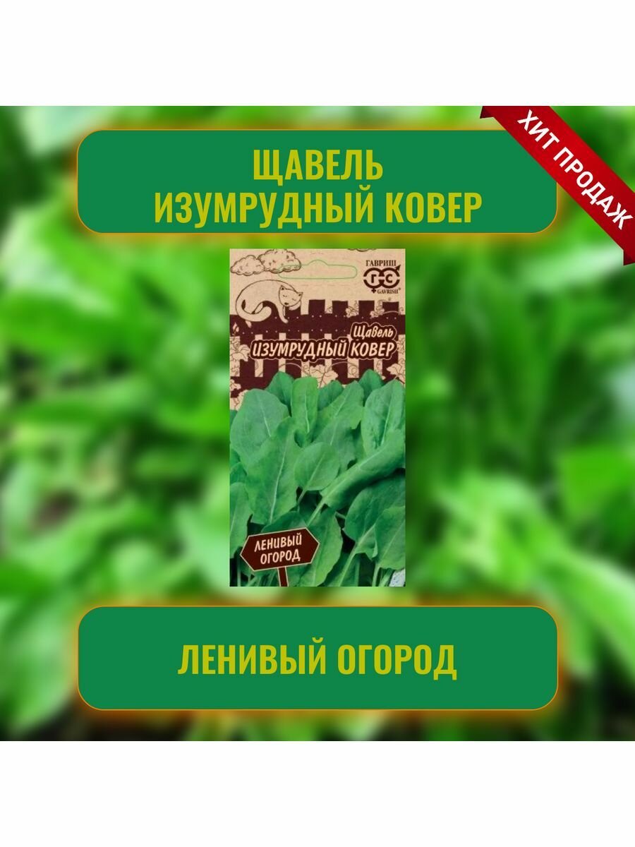 Щавель Изумрудный ковер цв. п 0,2г Ленивый огород Гавриш
