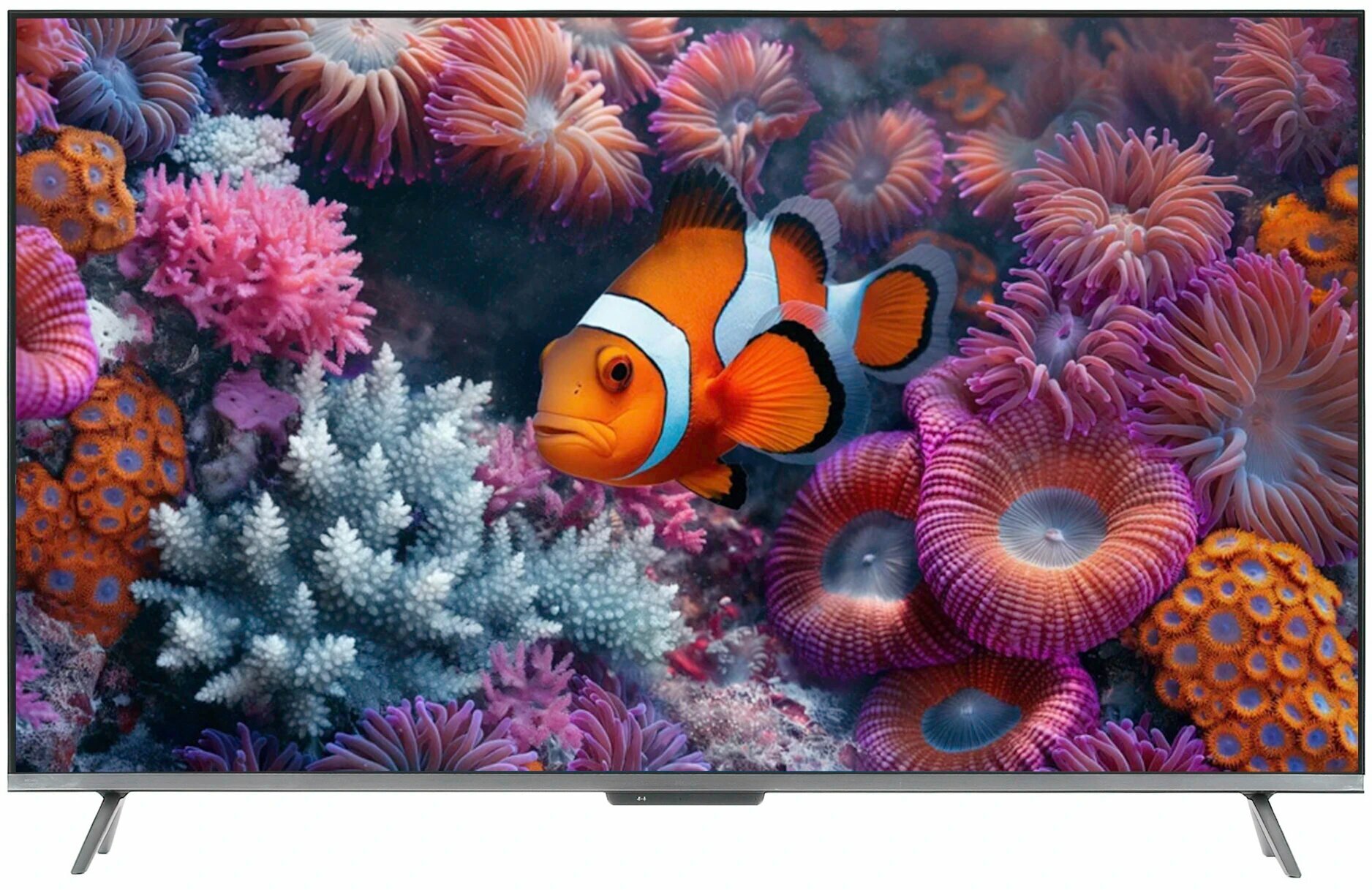 55" (140 см) Телевизор Haier 55 Smart TV S3, черный (Direct LED, HQLED, 4K UltraHD, Wi-Fi, 60 Гц, Android TV)