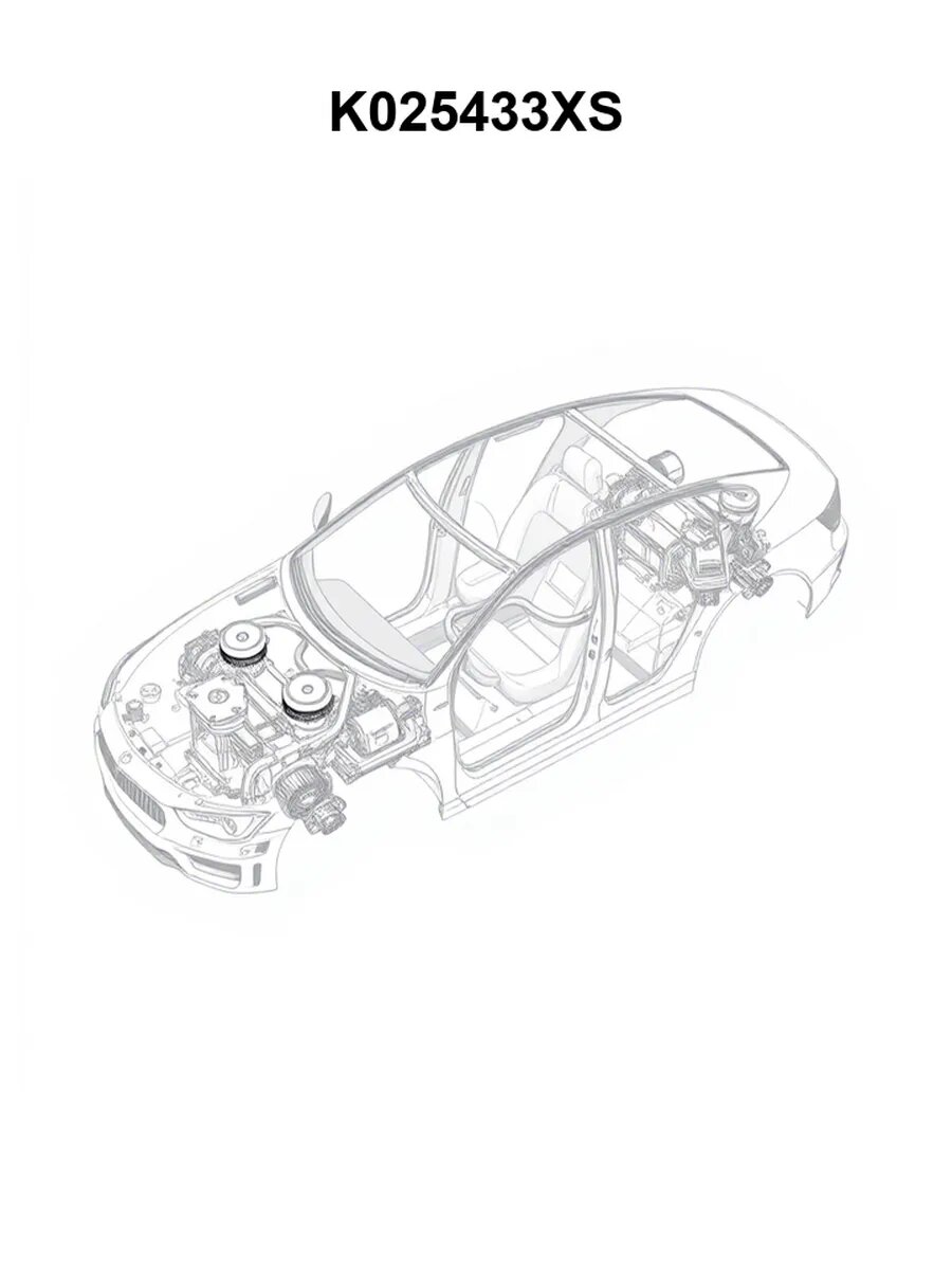 K025433XS, Ремкомплект грм Gates