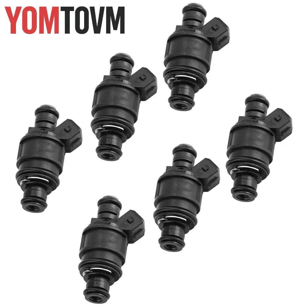 6 шт. топливные форсунки для Land Rover FREELANDER 2.5L V6 2002-2003 гг. # MJY100620L Авто аксессуары для контейнера топлива