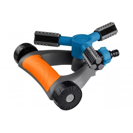 Распылитель круговой GRINDA RR-Pro, 3 сопла, на подставке с колёсиками, ударопрочный пластик PROLine (429317)