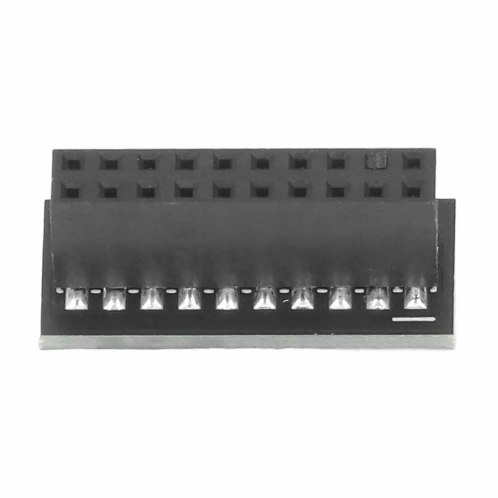Криптографическая плата Модуль TPM 2.0 с интерфейсом LPC 20Pin для удаленной карты, электронный компонент черного цвета, ширина 16мм, глубина 15мм