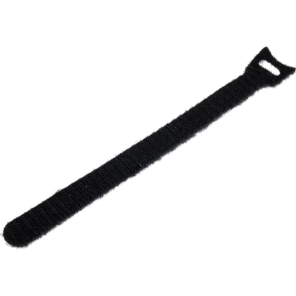 Кабельные стяжки-липучки Зубр черные велькро, 16 х 210 мм, 100 шт, нейлоновые, 30932-100