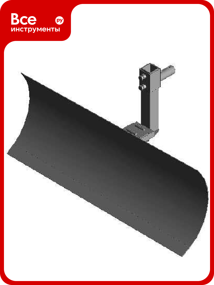 Лопата отвал, ширина 1000 мм, под кронштейн 30 мм, со сцепкой ECO 02.05.02.01 ЭЛОМБ30.340.1000