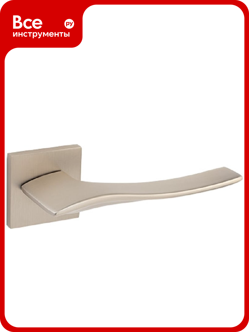 Ручки дверные Code Deco Slim H-30152-A-NISM 34152, алюминиевый корпус, для межкомнатных и входных дверей