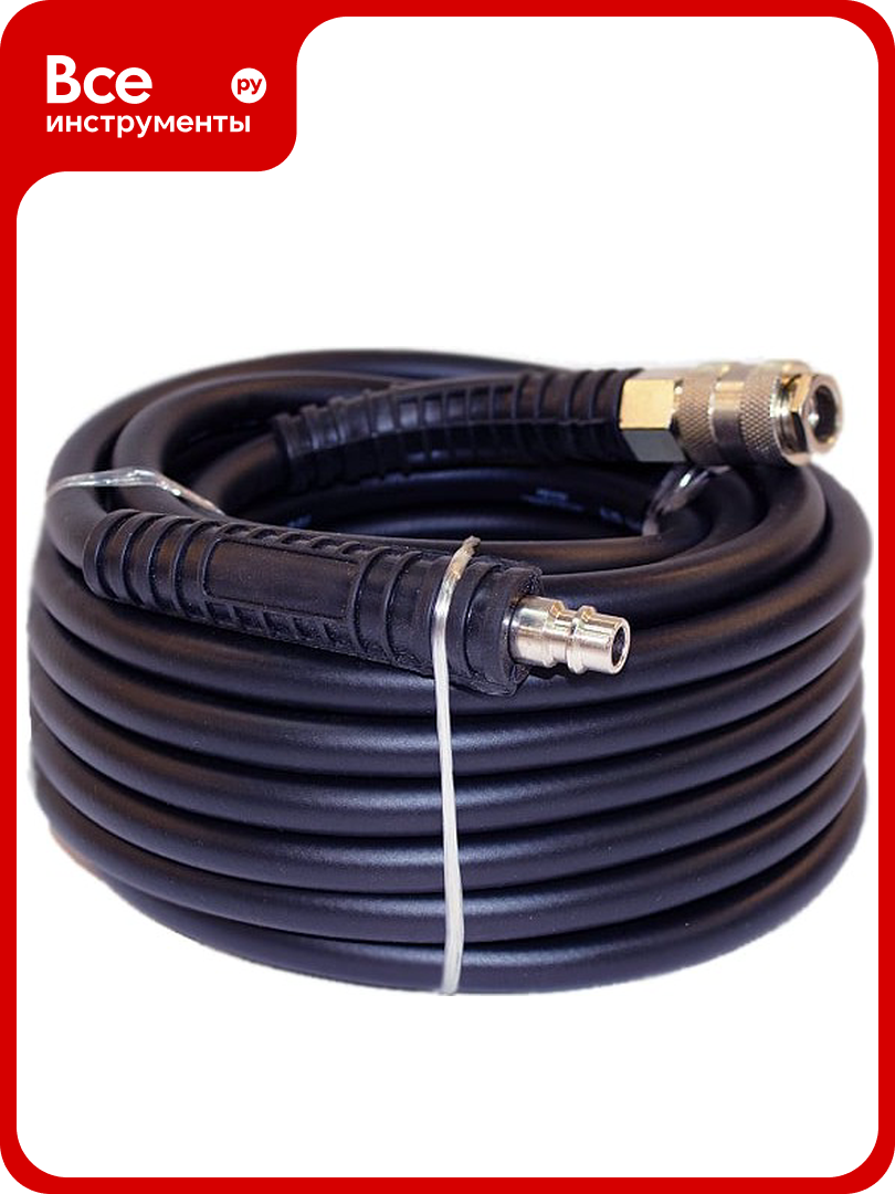 Шланг гибридный с фитингами рапид (5 м; 6х12 мм; рапид EURO) POWER TECHNIC AH6/12-5