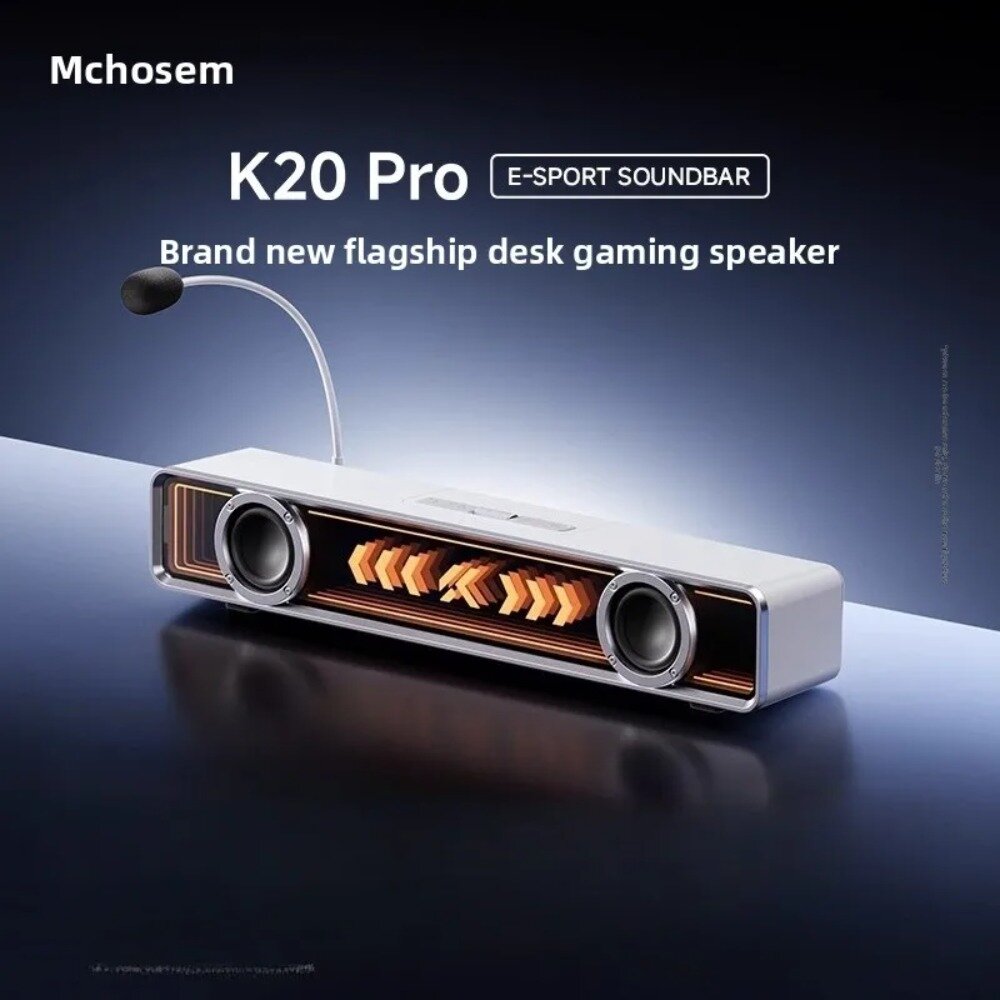 MCHOSE K20 Pro Киберспортивный динамик, проводная двухрежимная аудиосистема настольного компьютера по Bluetooth