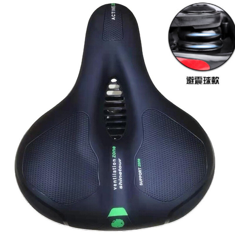 Горячая распродажаУтолщенное велосипедное седло для горного велосипеда, большая подушка сиденья, утолщенная и расширенная, удобное большое сиденье, аксессуары для велосипедного оборудования