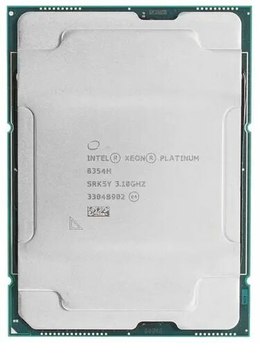 Серверный процессор Intel Xeon Platinum 8354H (CD8070604481002) OEM - FCLGA14A, 18 x 3,1 ГГц, L3 - 24,75 МБ, DDR4-3200 МГц, TDP 205 Вт