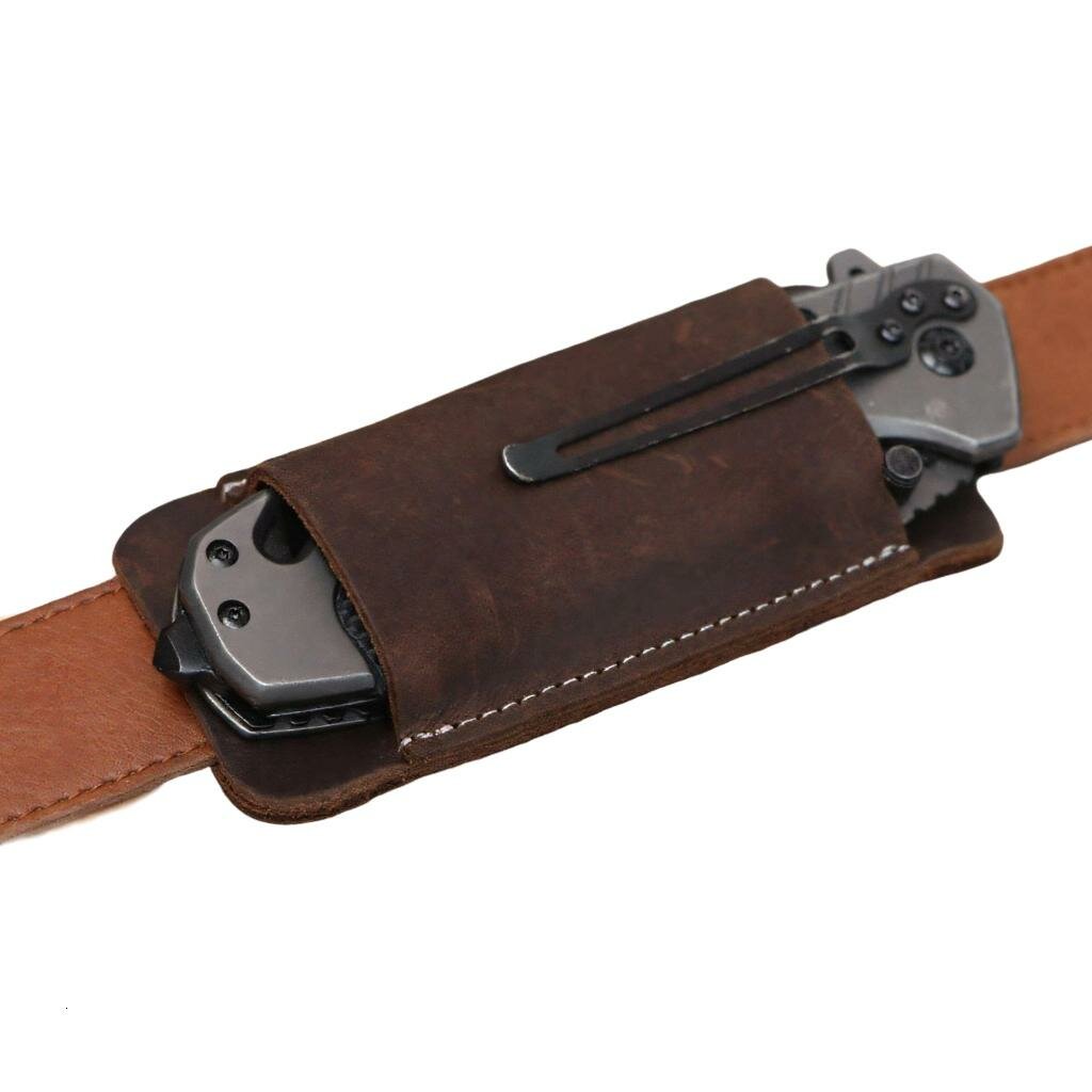 Чехол-подвеска для инструментов на талию, Кофр из натуральной кожи