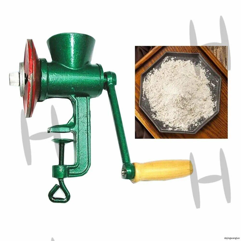 Зерновая мельница мясорубка ручная рукоятка кухонная помощь 23x6,5 см