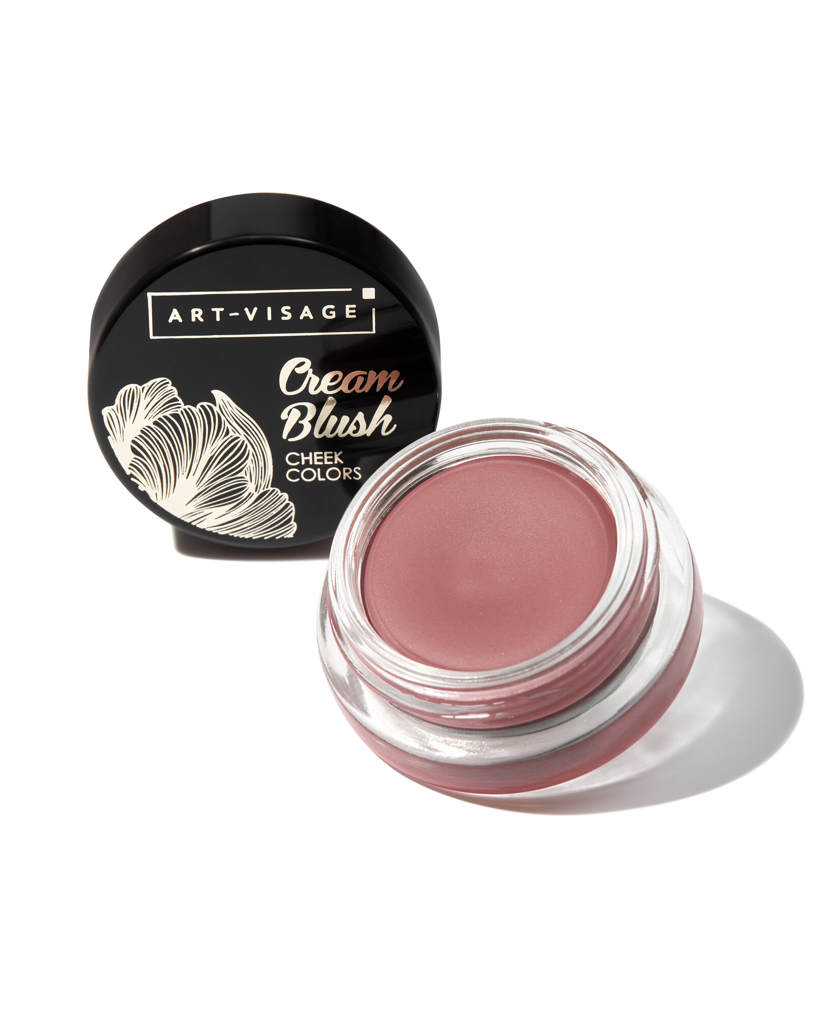 ART-VISAGE Румяна кремовые матовые "CREAM BLUSH", 5 г, 04 дымчатая орхидея