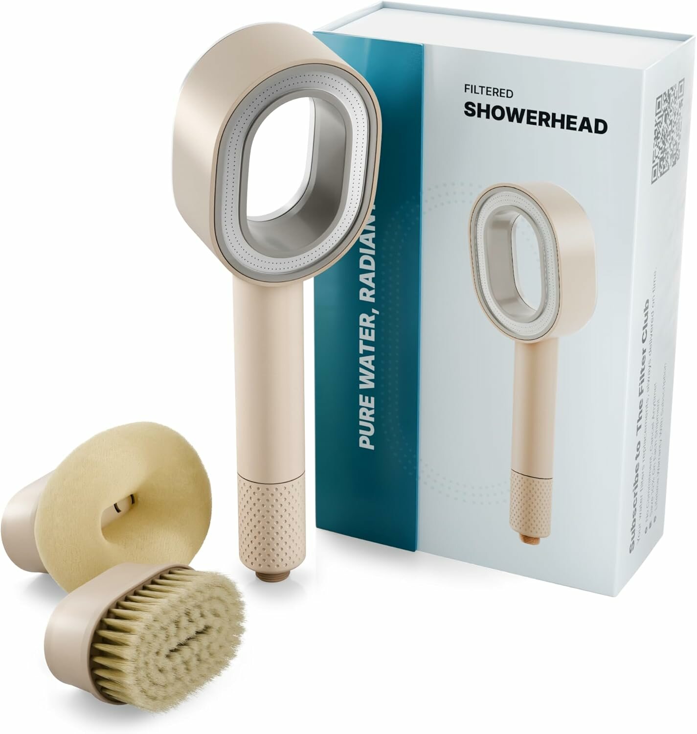 Ручной фильтр для воды, используется для распыления воды в душе, массажа насадкой-щеткой, душа под высоким давлением