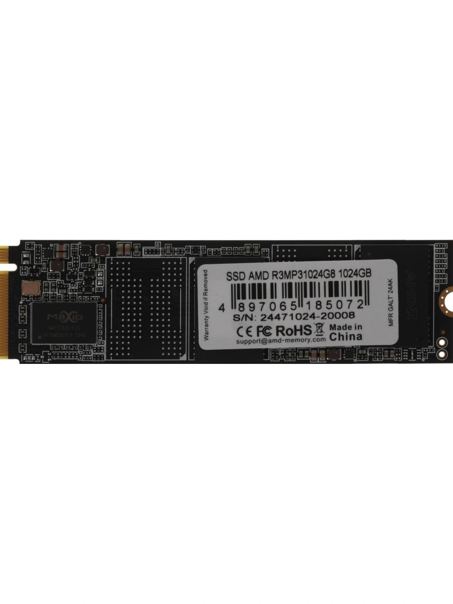 SSD накопитель AMD Radeon R3MP31024G8 1ТБ, M.2 2280, PCIe 3.0 x4, NVMe, M.2