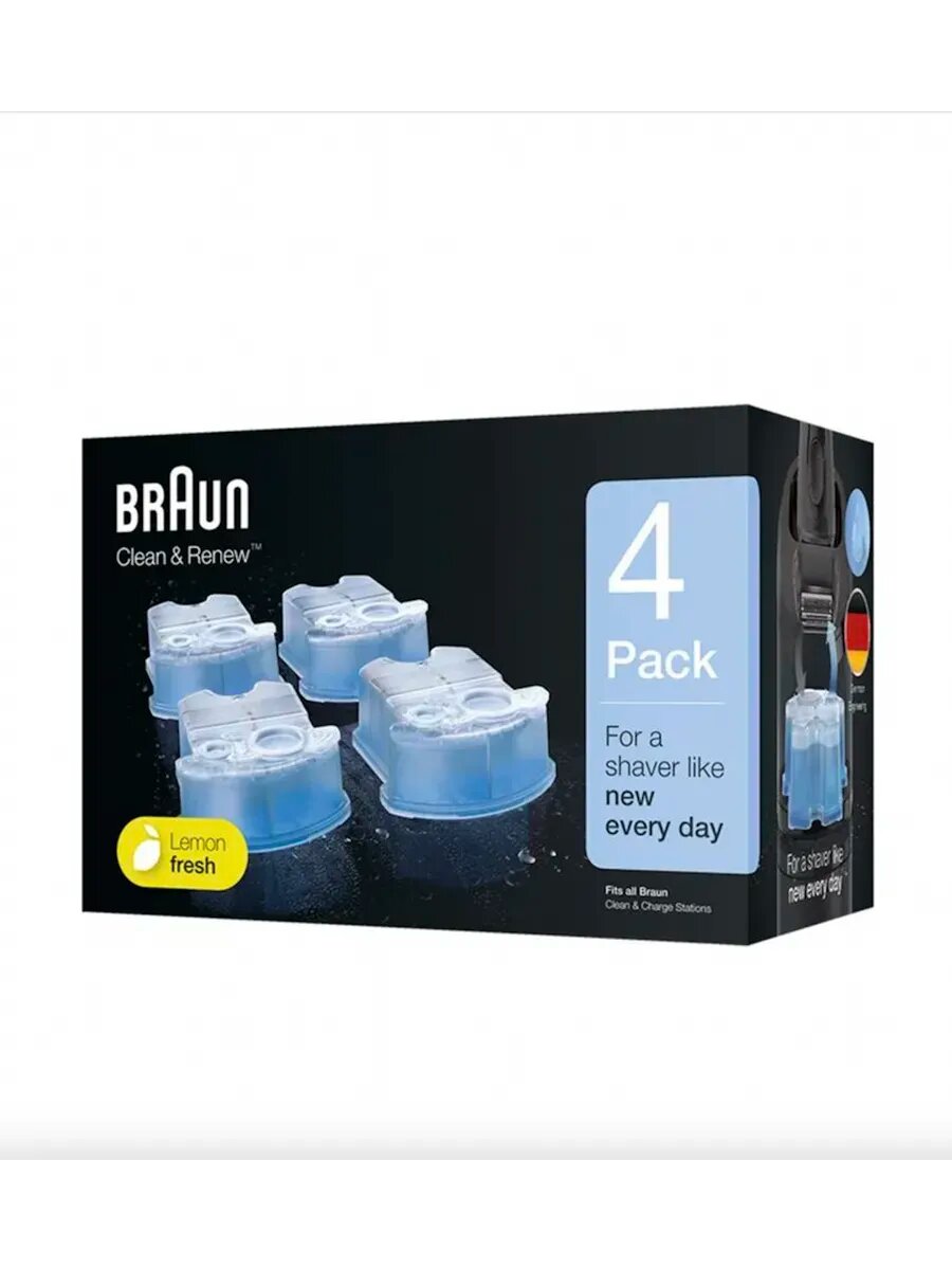 Braun картридж для очистки бритв CCR4 Clean & Renew