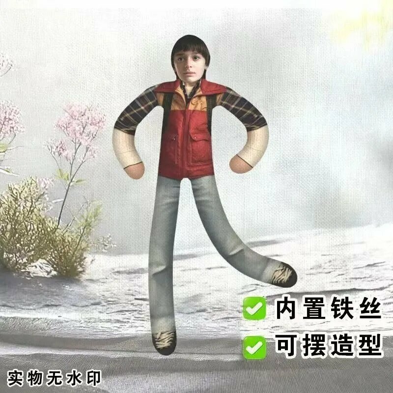 Странные дела: кукла‑проволока Уилл, гибкая фигурка с каркасом, можно гнуть и ставить позы, прикольный подарок фанату