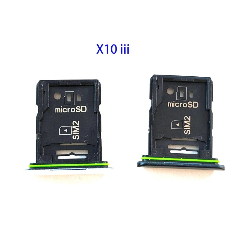 Держатель для SIM-карты / лоток для SIM-карты / адаптер слота для SIM-карты для Sony Dual Black