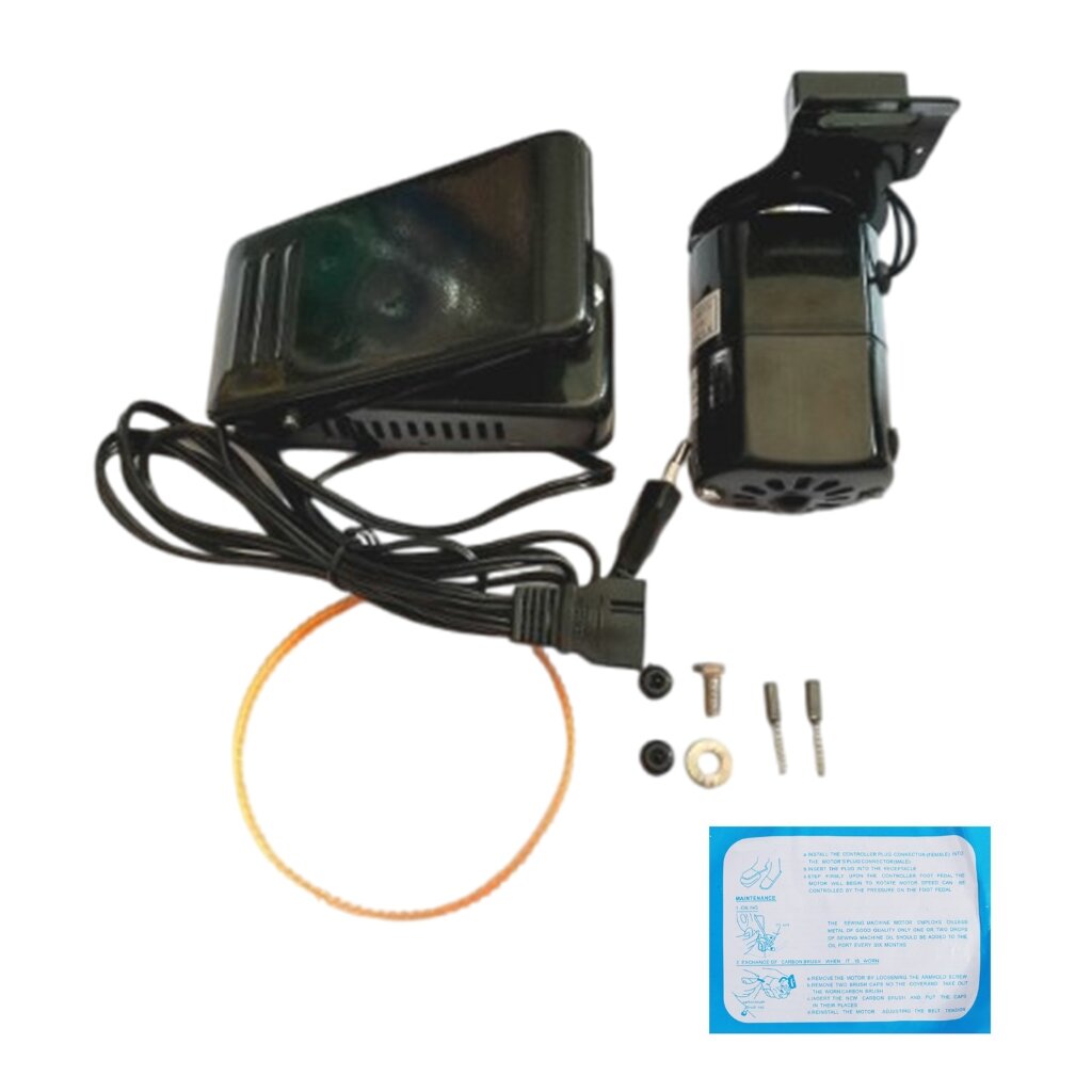 100 Вт мотор для швейной машины, педальный контроллер, бытовые швейные аксессуары, пластиковая текстура для домашнего шитья