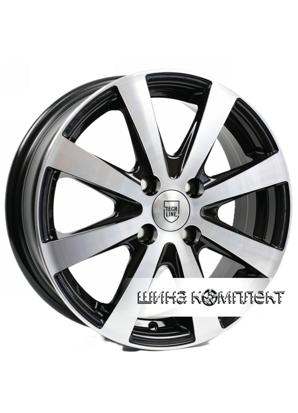 Колесный диск TechLine 534 5,5x15 4x100 ET45 60,1 BFP литой для автомобиля