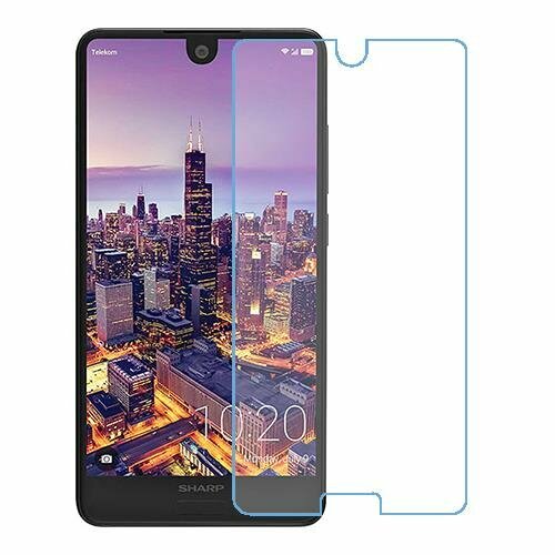 Скрин Мобайл защитный экран для Sharp Aquos C10 из нано стекло 9H