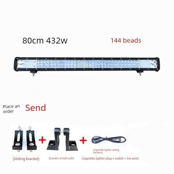 Светодиодные прожекторы для автомобиля 12В 24В, универсальные, для модификации решетки радиатора грузовика,