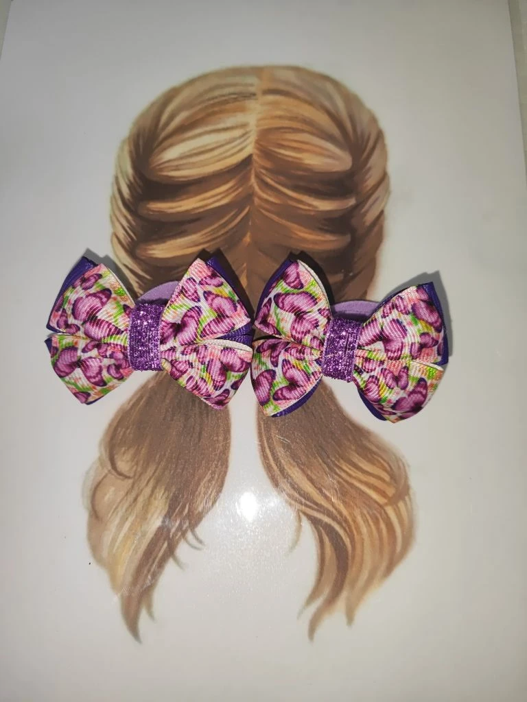 Комплект украшений  бантики для принцесс