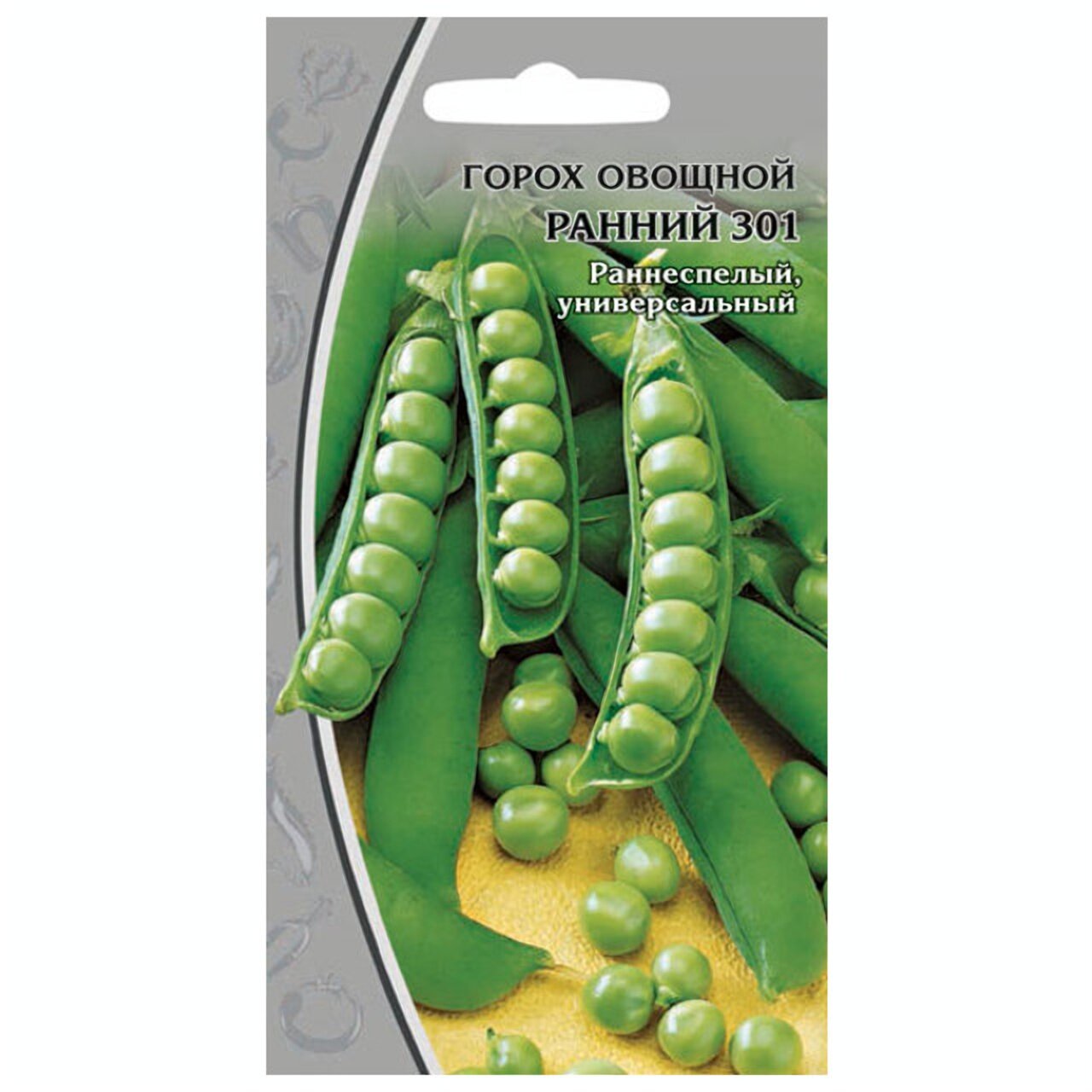 Семена горох овощной Ранний 301 10г, для дачи, сада, огорода и на рассаду