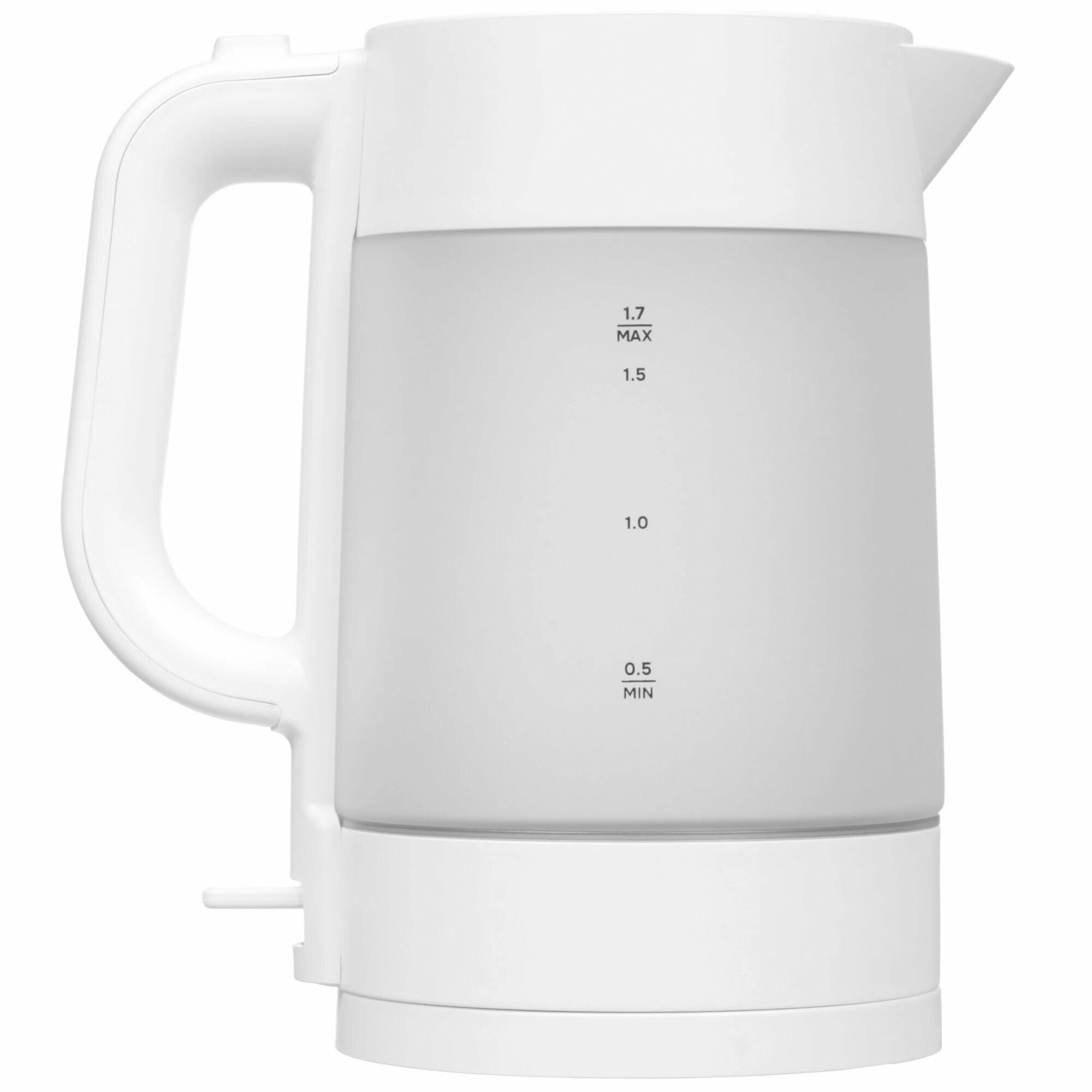 Электрочайник Aceline EK-P727NN, белый, компактный, 2200 Вт, автоматическое отключение