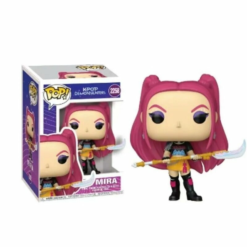 Фигурка POP KPOP Demon Hunters Коллекционная кукла 4 дюйма Игрушка-аниме в коробке, подарок фанатам K-pop