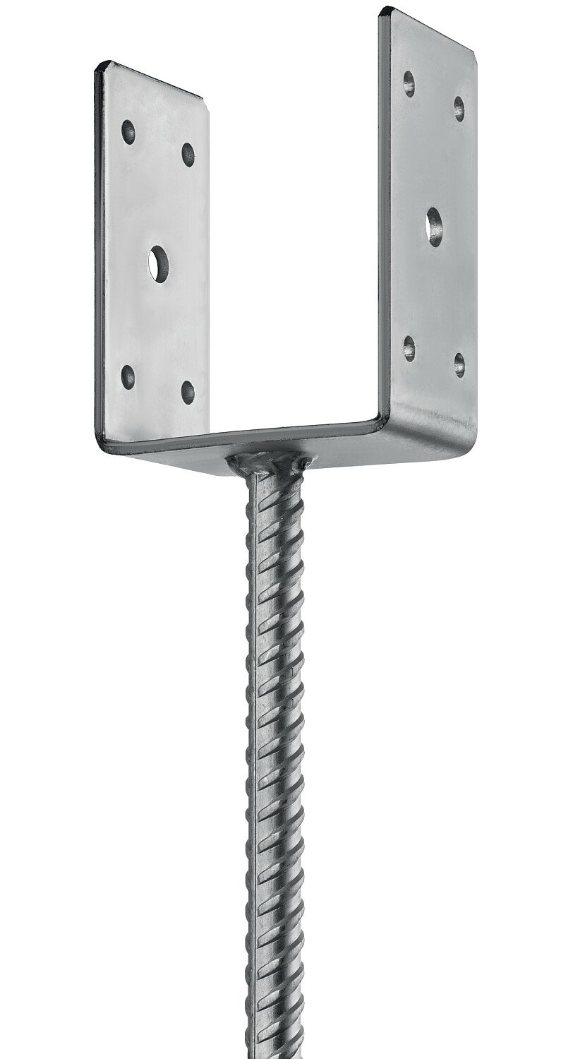 Основание столба ЗУБР ОС-U, 91х120х60 мм, U-образное