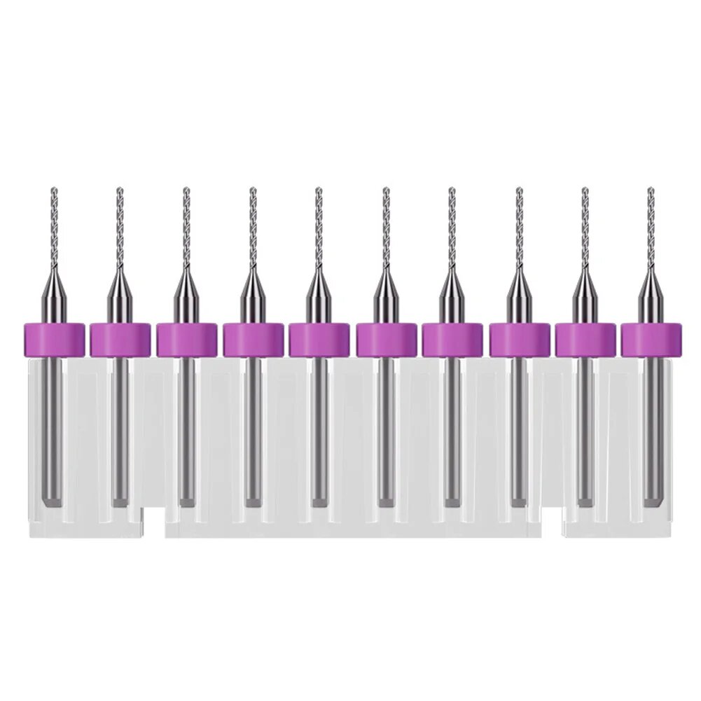 Сверла карбидные для печатных плат, 10 шт. 0.8mm