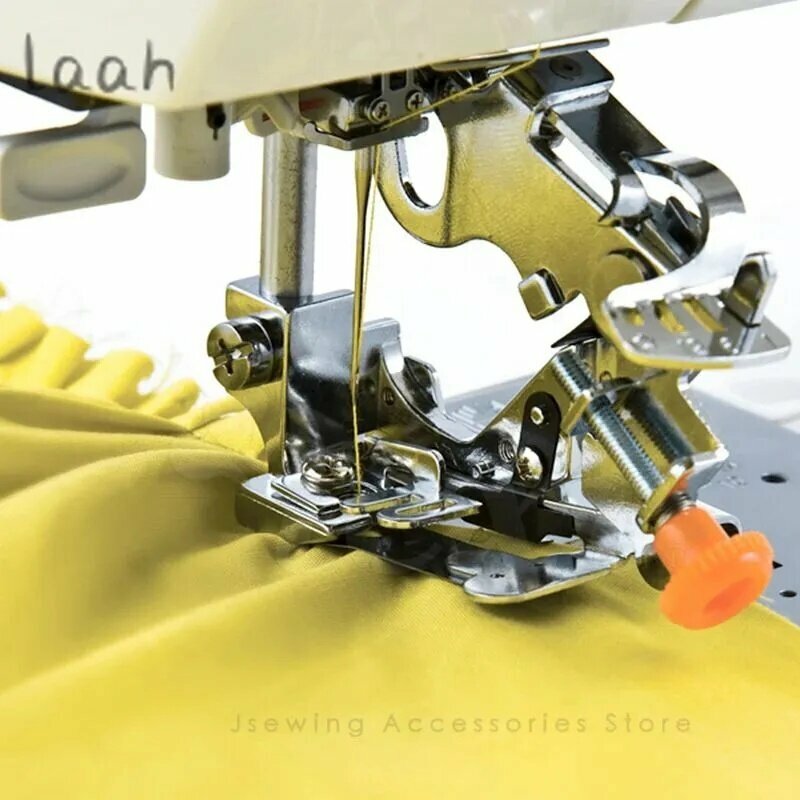 Прижимная лапка Ruffler для принадлежностей бытовой швейной машины Плиссированные прижимные ножки 55705 с низким хвостовиком