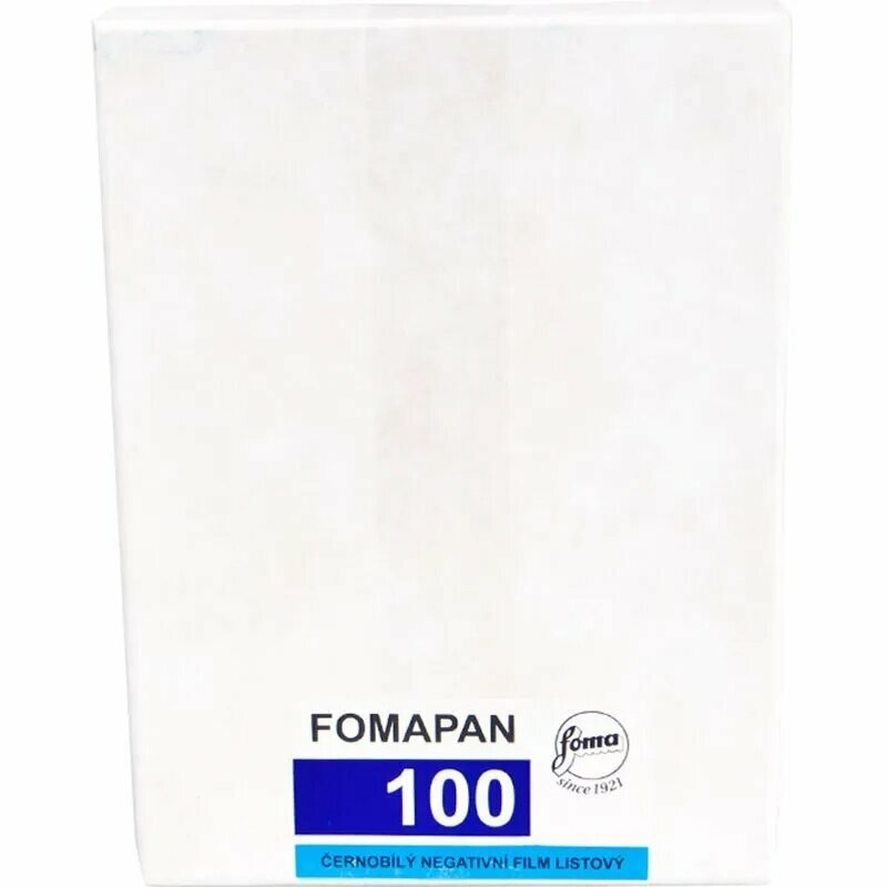 50 листов Фотопленка Fomapan 100 4x5" Черно-белая пленка(срок годности: 2026 год)