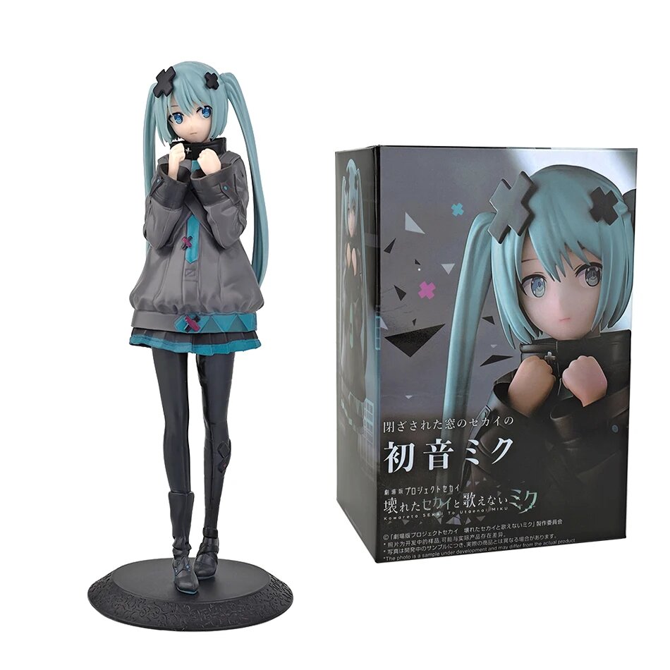Новая Коллекционная Фигурка Аниме-персонажа Хатсуне Мику В Розовом Платье, ПВХ, 12-21 См, Декор, Подарок, Унисекс