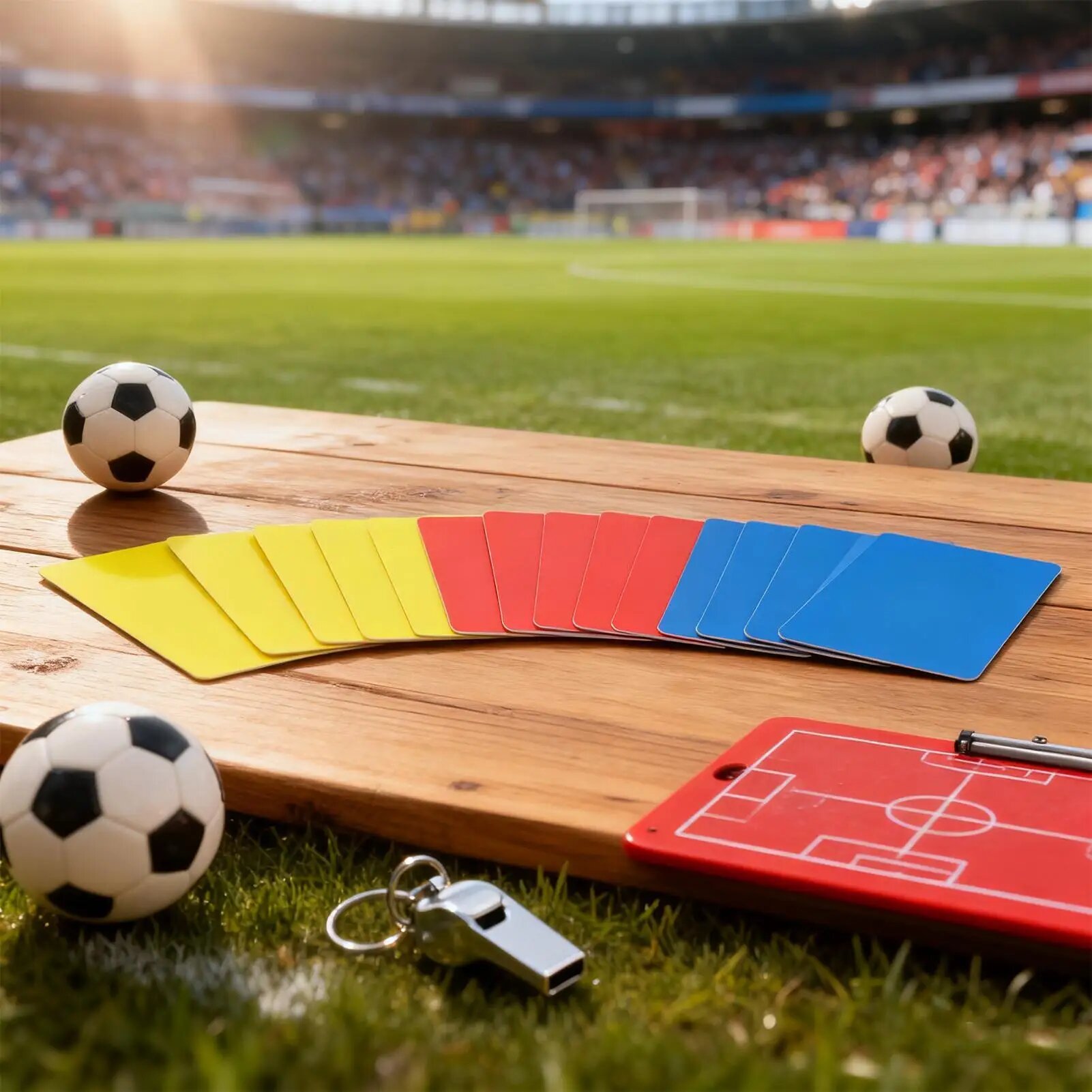 Набор футбольныых карт PVC 3 шт.