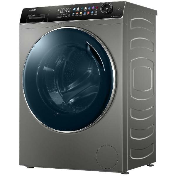 Стиральная машина узкая Haier HW80-B14279S серебристый DEMO