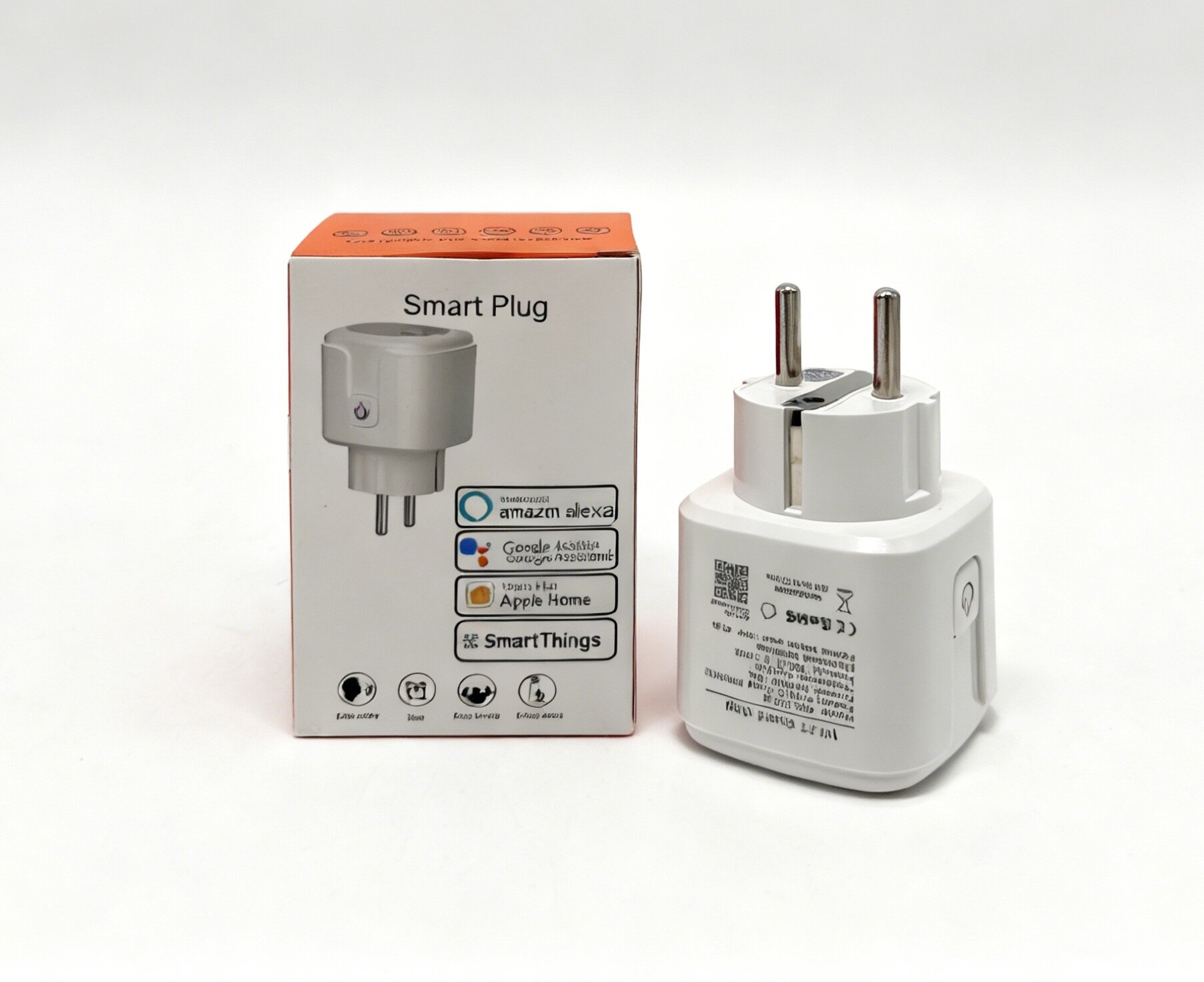 Умная розетка Xenon Tuya WiFi, приложение Smart Life, 16 А 3500 Вт, совместима с Alexa, Google Assistant CE RoHS