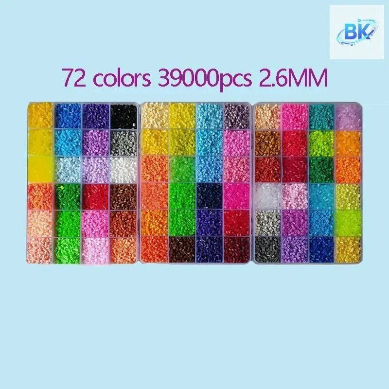 Набор бусин Hot Mosaic Beads Perler Hama 2,6 мм
