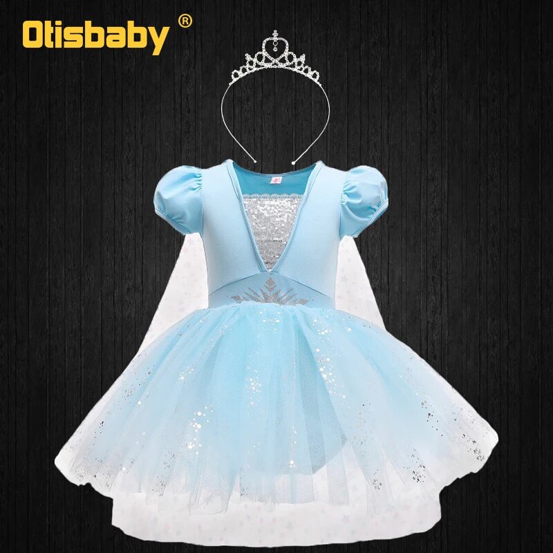 Балетная пачка для маленьких девочек, Белоснежка, Золушка, София, Анна, Эльза, бальное платье, Рождественский костюм, детское праздничное платье принцессы Belle Alice