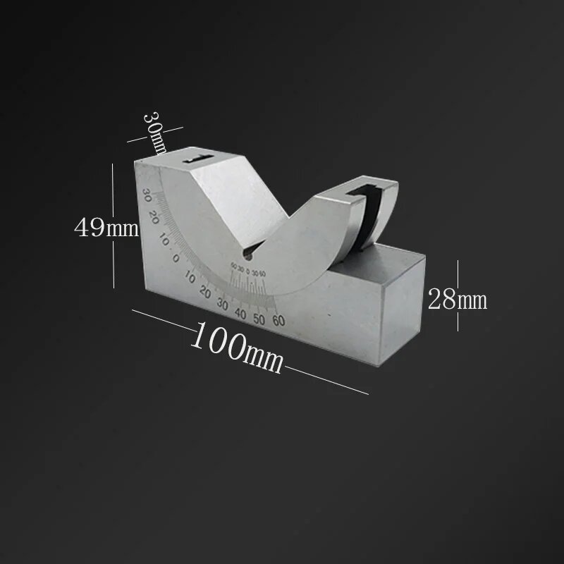 Угломер V-образный 100x49x30 мм, AP30