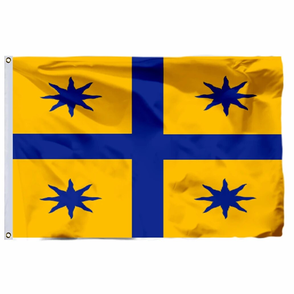 Флаг Византийской империи Константинос XI Палеолог Темно-синий, 3X5FT-90X150CM, argyros emperor