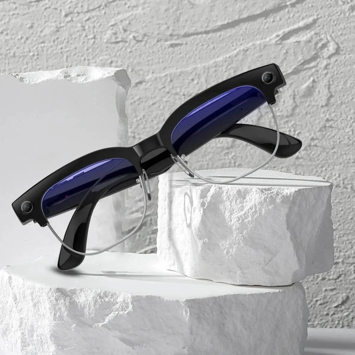 AMOVAN 2026 Smart Glasses, прозрачные линзы