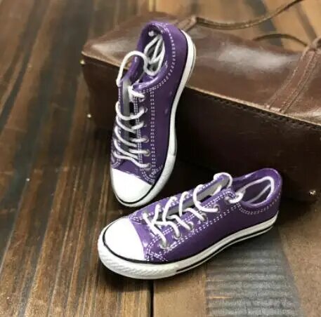 Фиолетовые кроссовки для кукол Snoedoll 4,5 см