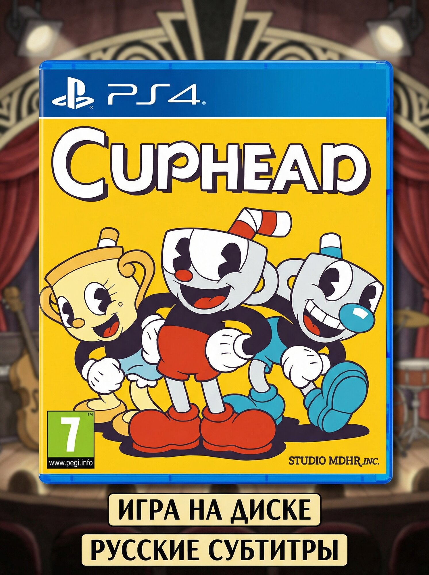 Игра Cuphead (PlayStation 4, Русские субтитры)