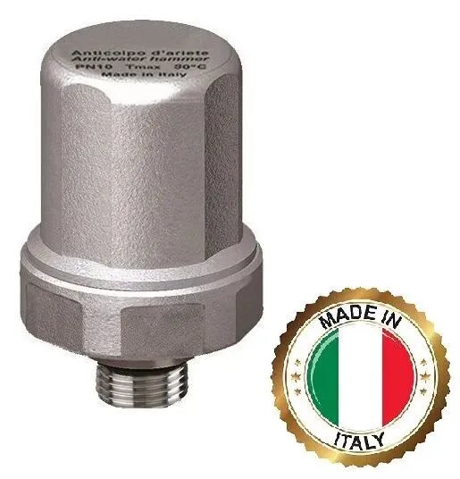 Компенсатор гидроударов 1/2" НР (Р макс. 50 бар) ITALY FA 2895 12