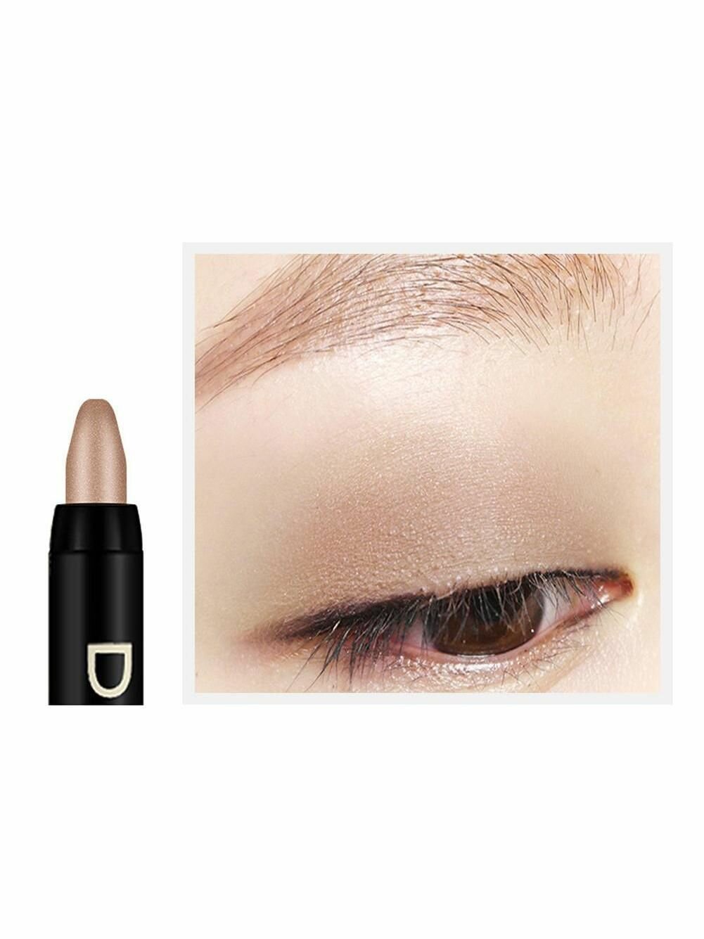 16 цветных водостойких карандашей для глаз с блестками: для век и слизистых, стойкие тени-хайлайтеры