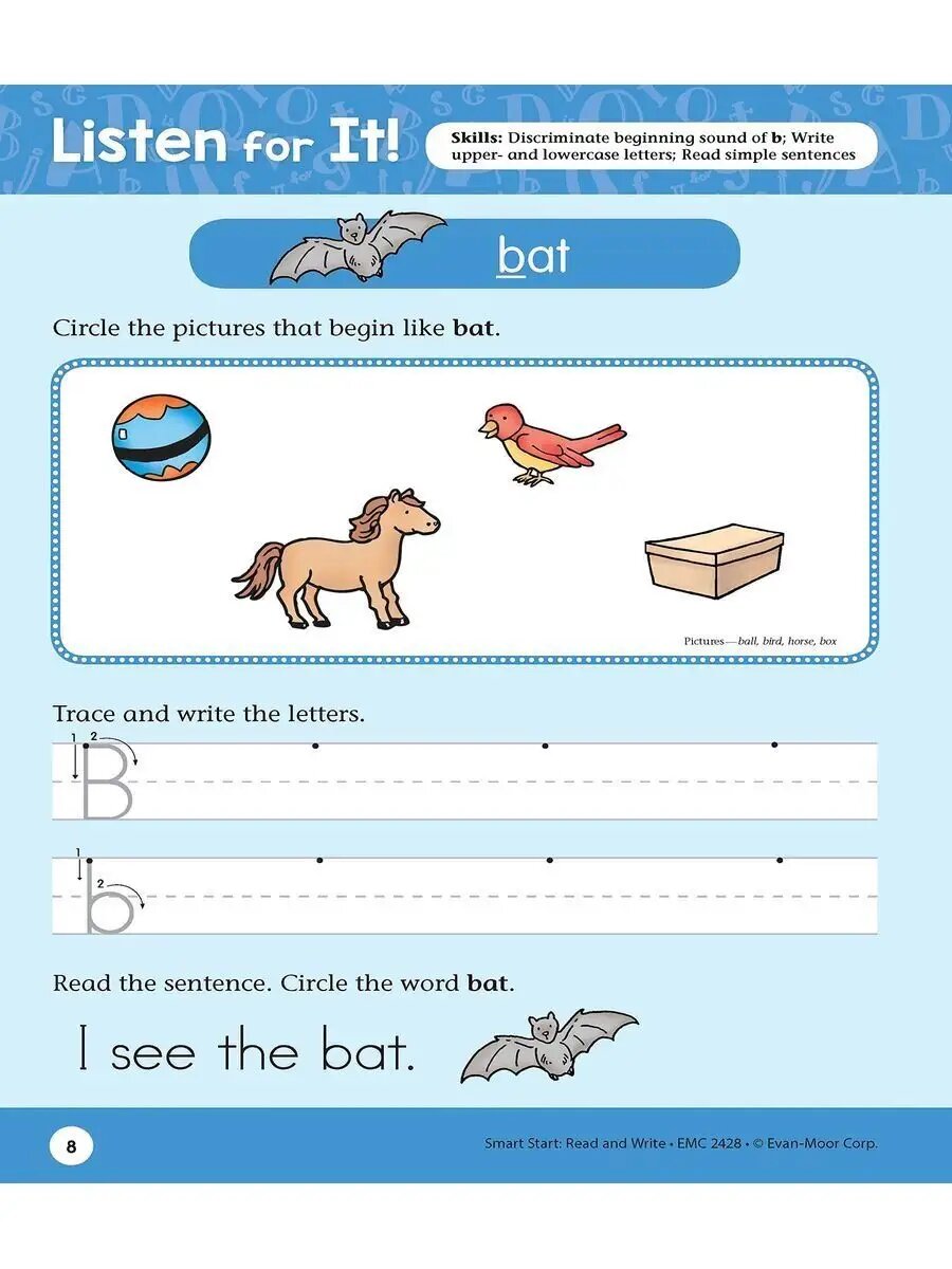 Smart Start Read & Write Grade K Activity Book | учебные пособия — фото 1