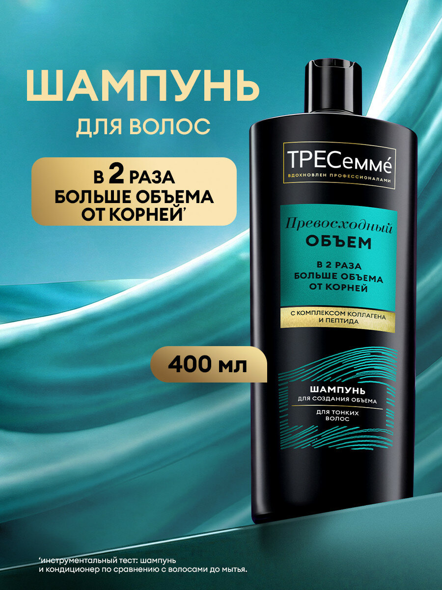 TRESemmé Beauty-full Volume шампунь без красителей для создания объема 400 мл