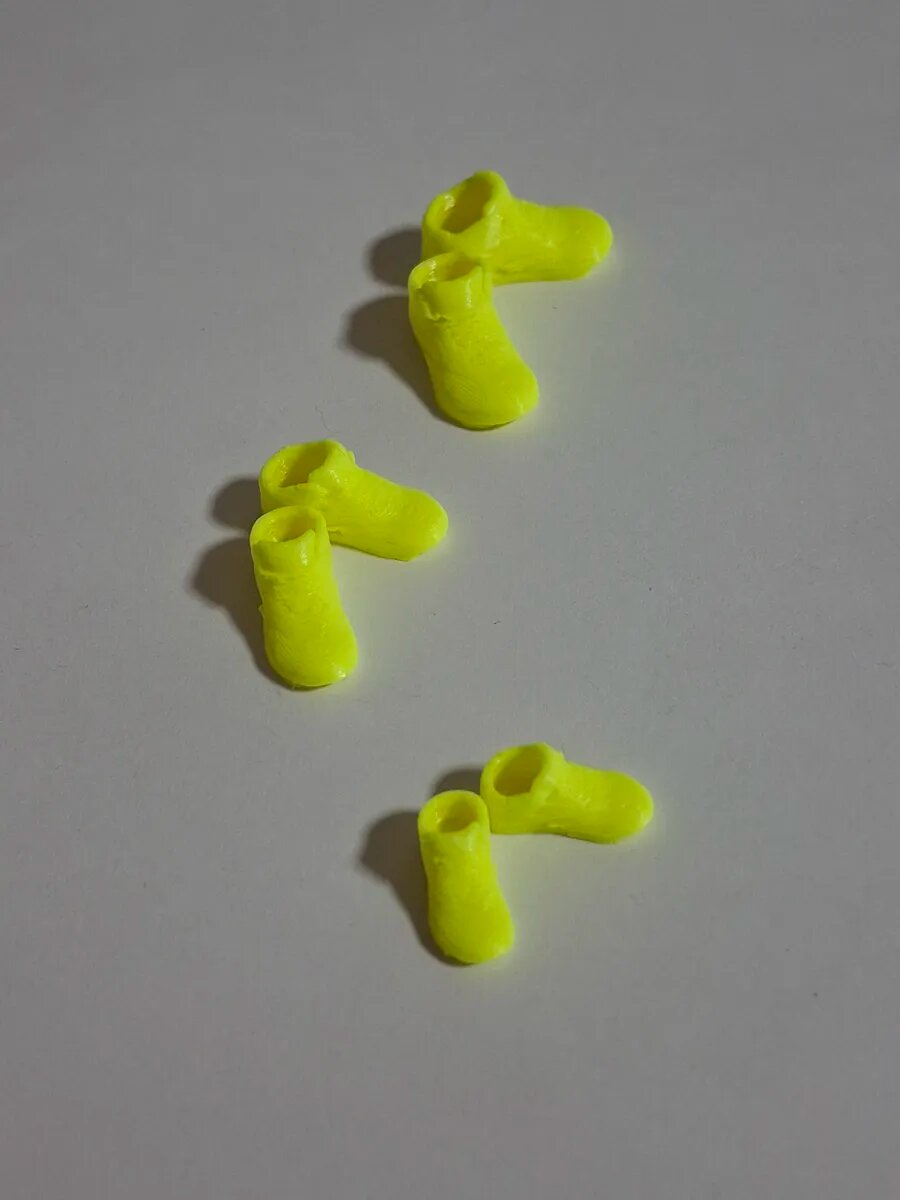 Набор миниатюр "Кроссовки" - 3 пары для ватной игрушки