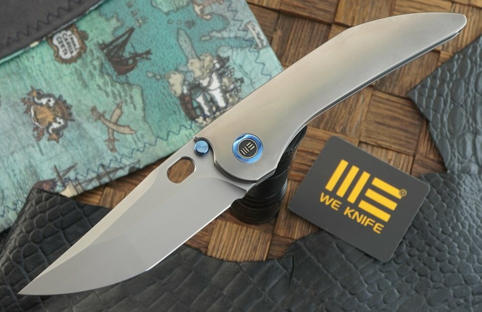 Складной нож We Knife Attor, сталь CPM 20CV, BB, рукоять титан